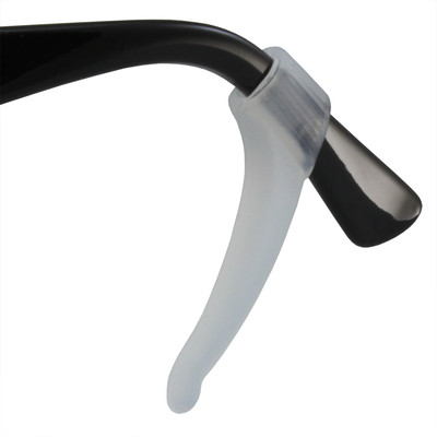 2 SETS ADJUSTABLE SOFT RUBBER EARLOCK NON SLIP EAR LOCK HOLDERS GLASSES ...