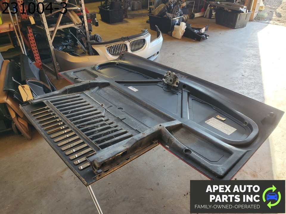 *LOCAL PICKUP* 1984 Pontiac Fiero ORIGINAL REAR DECK LID TRUNK HATCH ...