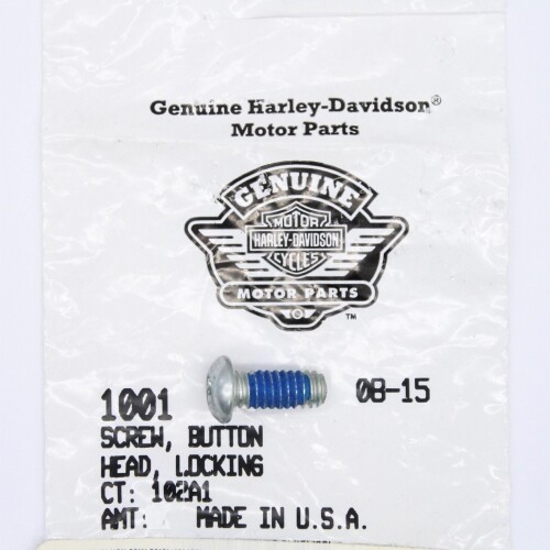 Harley-Davidson Button Head Locking Screw Part Number - 1001 | eBay