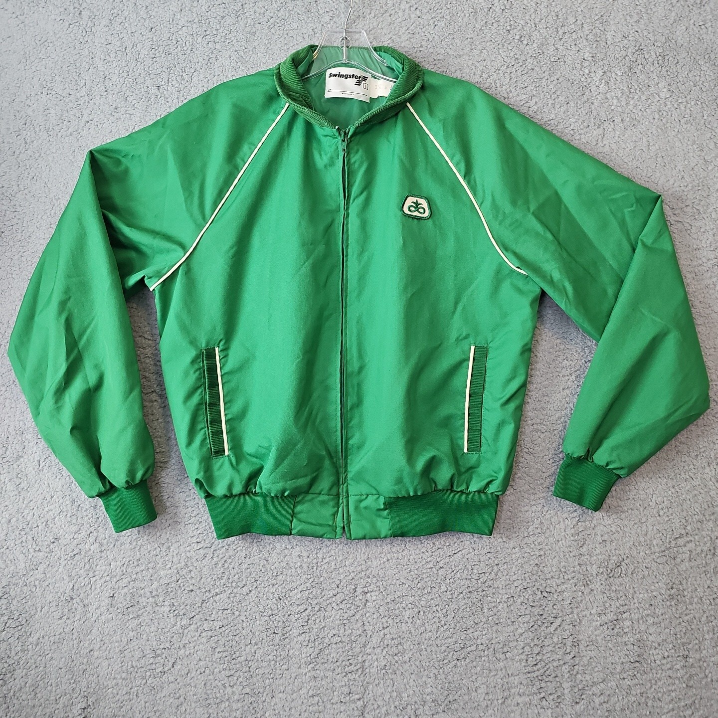 Vintage Pioneer Seed Corn Swingster Zip Jacket Adult… - Gem