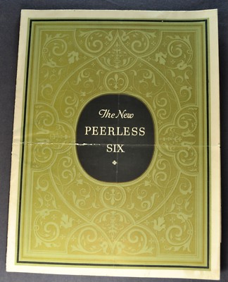 1925 Peerless Six Sales Brochure Folder Original 25 | eBay
