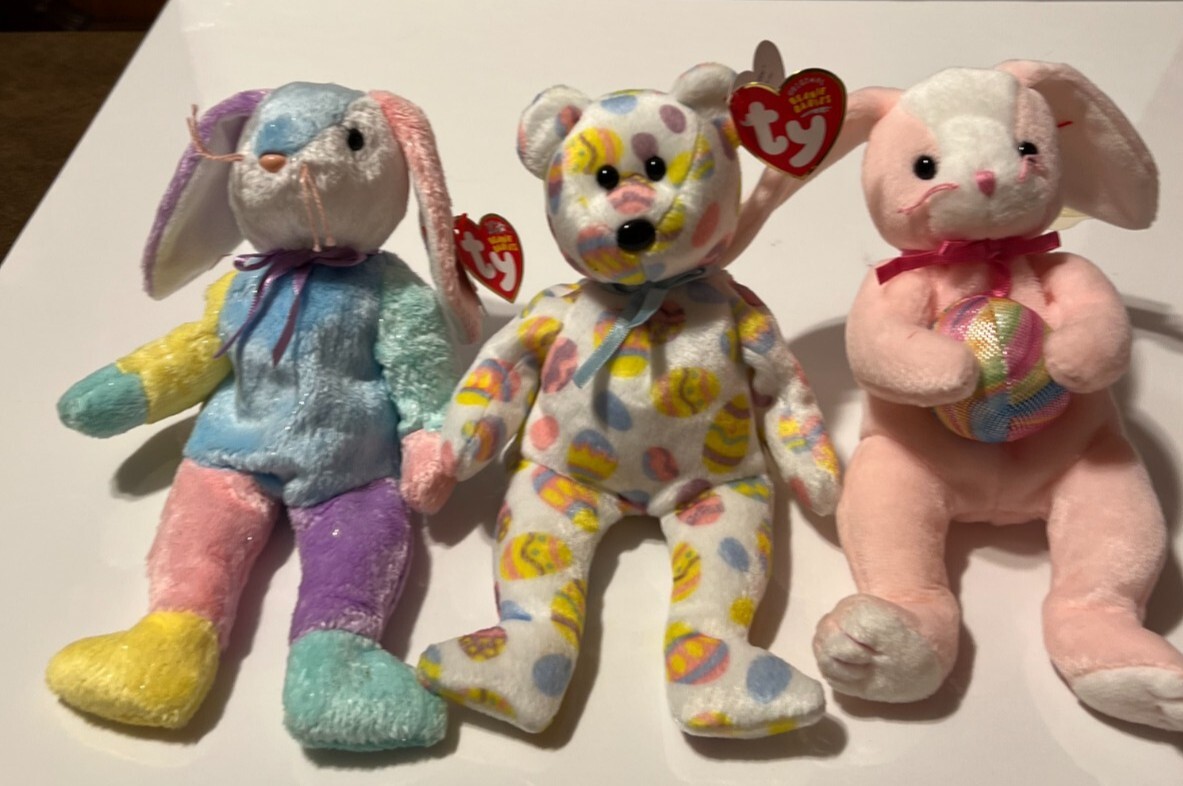 Ty Beanie Babies: Lot of 3 Easter Beanies from 2002,2003,2004 | eBay