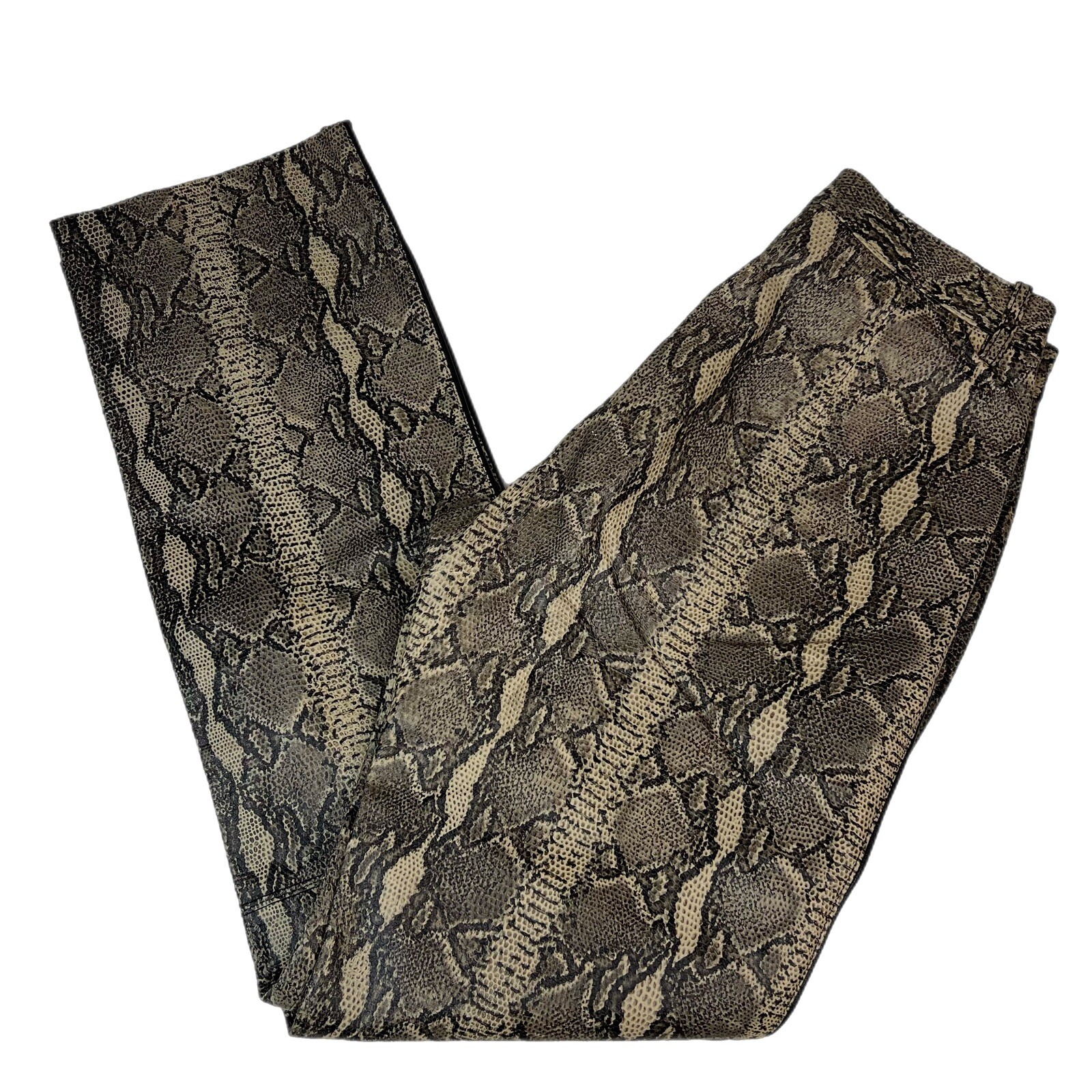 Harley Davidson Faux Snake Skin Leather Pants Riding … - Gem