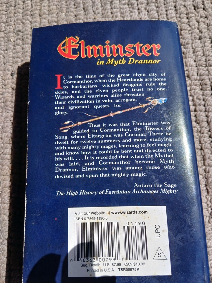 Elminster in Myth Drannor [Forgotten Realms] by Greenwood, Ed ...