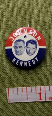 1964 Senate Election Bobby Kennedy Lyndon B Johnson RFK LBJ Campaign ...