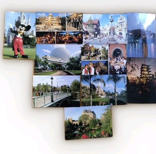 Walt Disney World Postcards Lot of 10 80's 90's Mickey Mouse Epcot ...