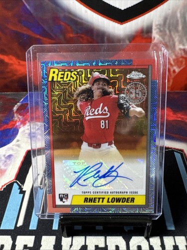 2025 Topps Series 1 Rhett Lowder Silver Pack Auto Gold Mojo #’d 46/50 ...
