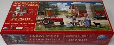 SunsOut Puzzle - Lunchtime on The Farm - 30 Piece Puzzle - Brand New ...