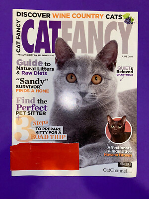 Cat Fancy Magazine Cats Kittens June 2014 Guide To Natural Litter | eBay