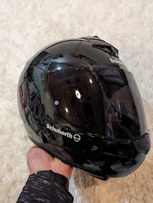 Schuberth C3 PRO Helmet Black Tinted Visor with EXTRA CLEAR SHIELD XL ...