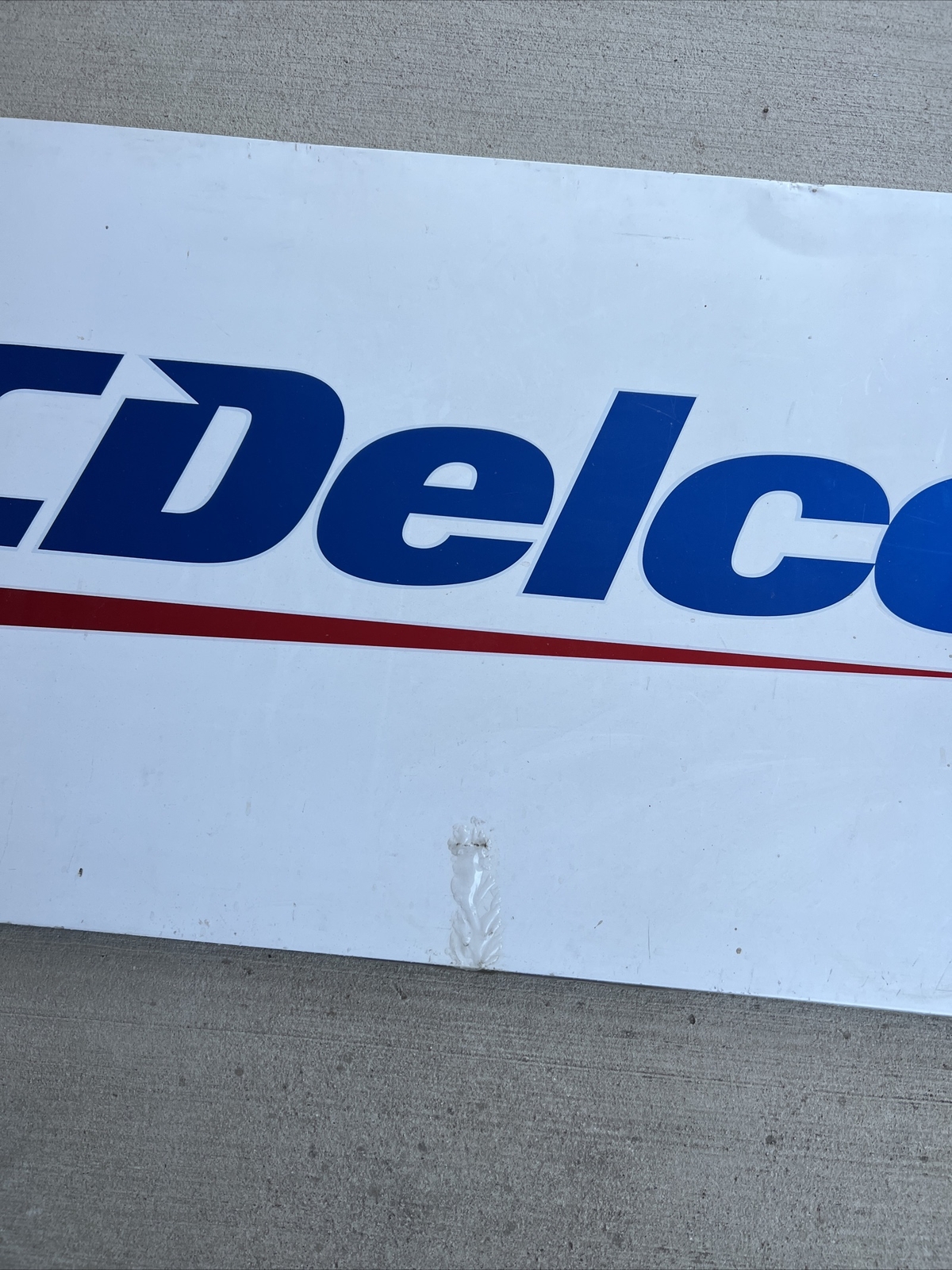 ACDELCO Metal Dealer Sign 70”x34” - NOS with Plastic Still On Sign | eBay