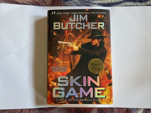 Signed First Printing Of Skin Game By Jim Butcher (Hardcover With Dust ...