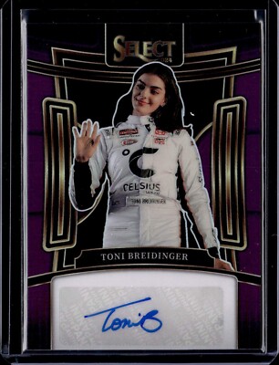 2024 Select Racing TONI BREIDINGER AUTO Purple Prizm 32/35! S-TBG! TONI ...