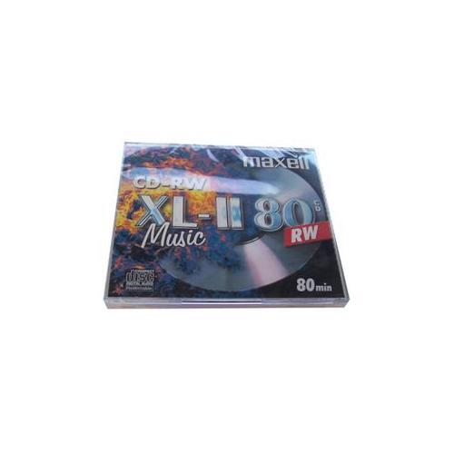 MAXELL - CD-R 80 RW MUSIC - 80MIN - SINGLE PACK | eBay