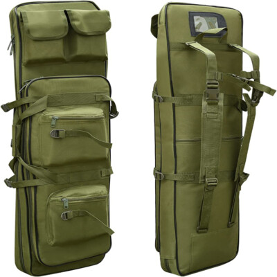 47" Tactical Hunting Shooting Padded Carry Case Air Rifle Gun Slip Bag ...