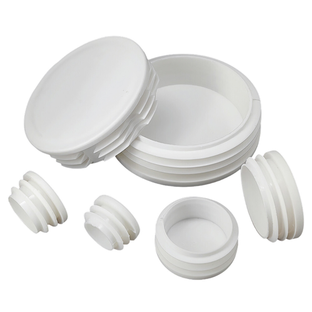 Round Plastic Tube End Caps Stoppers OD 13~100mm Insert Bung Blanking ...