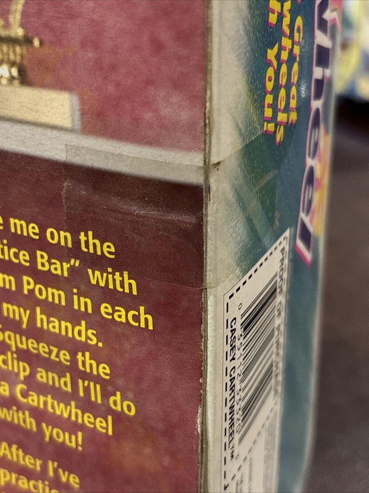 Vintage 1997 Toy Biz Casey Cartwheel Cheerleader Complete In Original ...