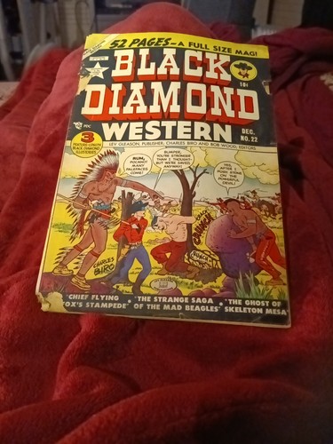 Black Diamond #22 Lev Gleason 1950 Golden Age Western Comics Charles ...