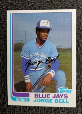 1982 Topps Jorge Bell #254 Rookie Baseball Card RC Toronto Blue Jays | eBay