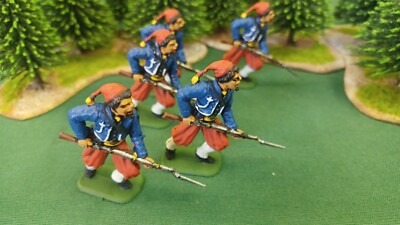 ACW SET 53 AMERICAN CIVIL WAR ZOUAVES 54MM 1/32 PAINTED MINIATURES | eBay