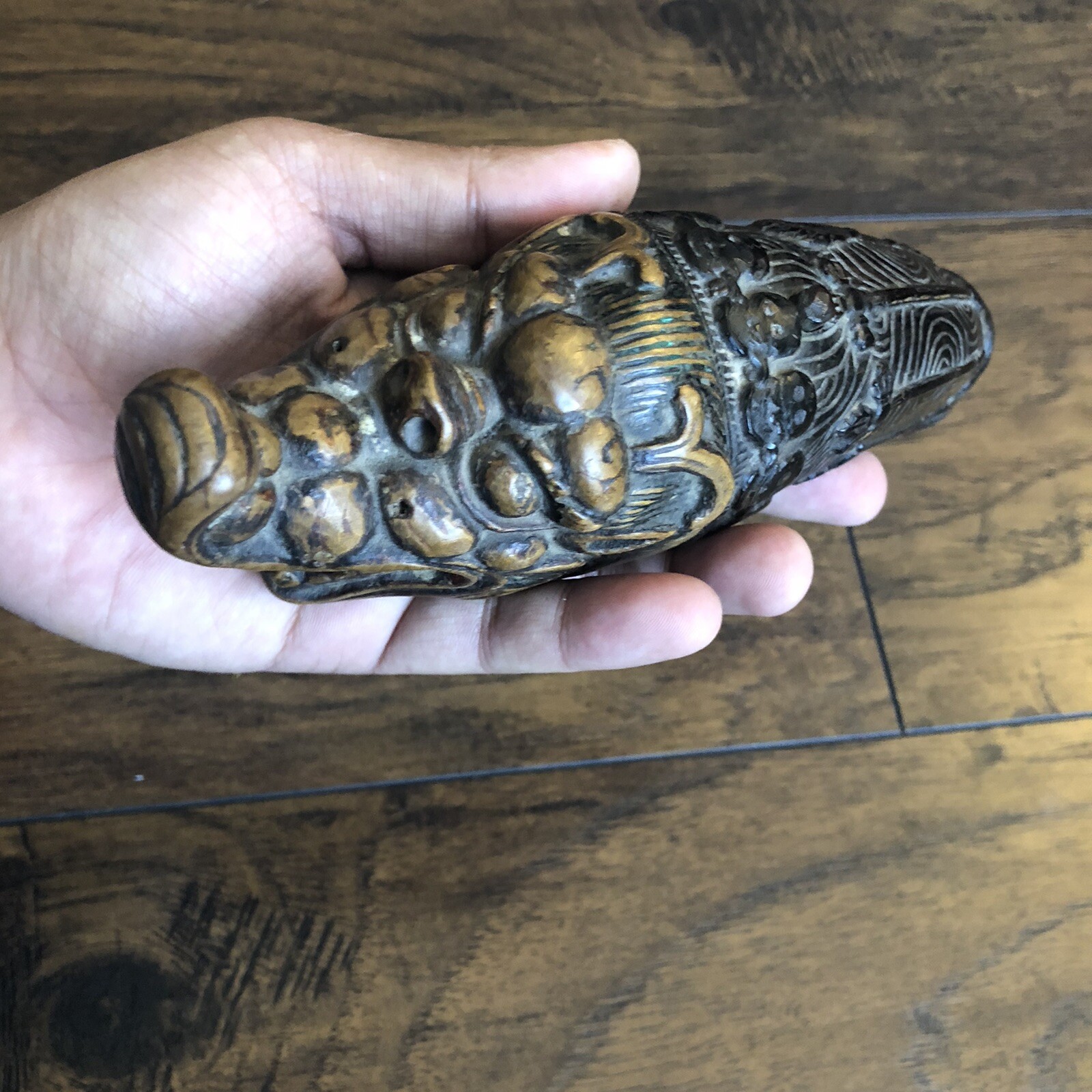 18th Century Antique Tibetan Tantric Instrument Makara Tungwa Ritual ...