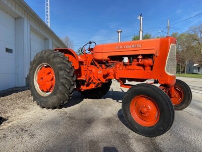 Allis Chalmers D17 AC Tractor 3pt hitch PTO Power Adjust rims 16.9 x 28 ...