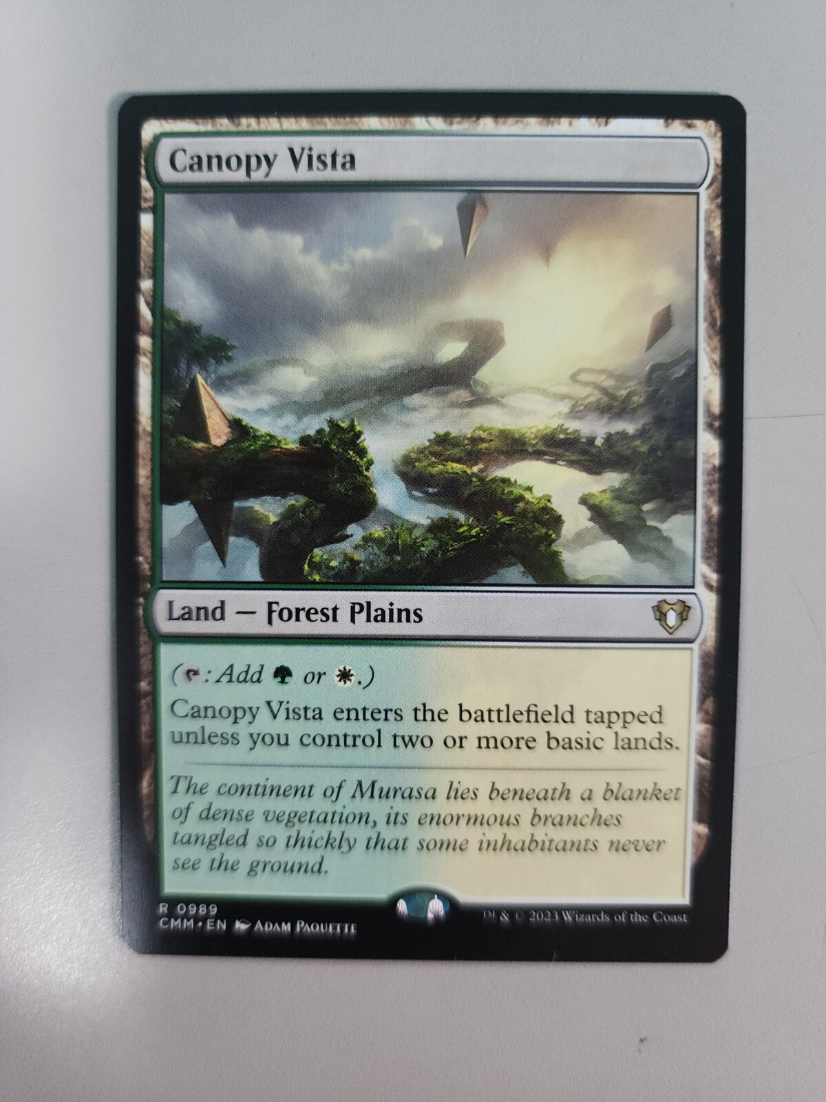 MTG Canopy Vista Commander Masters 989 Regular Rare | eBay