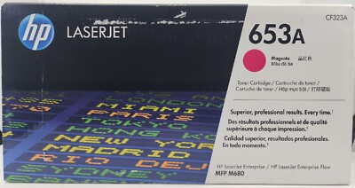 Genuine HP 653A Magenta Laser Print Toner Cartridge CF323A - New-Sealed ...