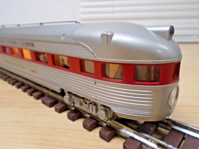 American Flyer S Ga 24833 Red Stripe Washington Lighted Observation ...