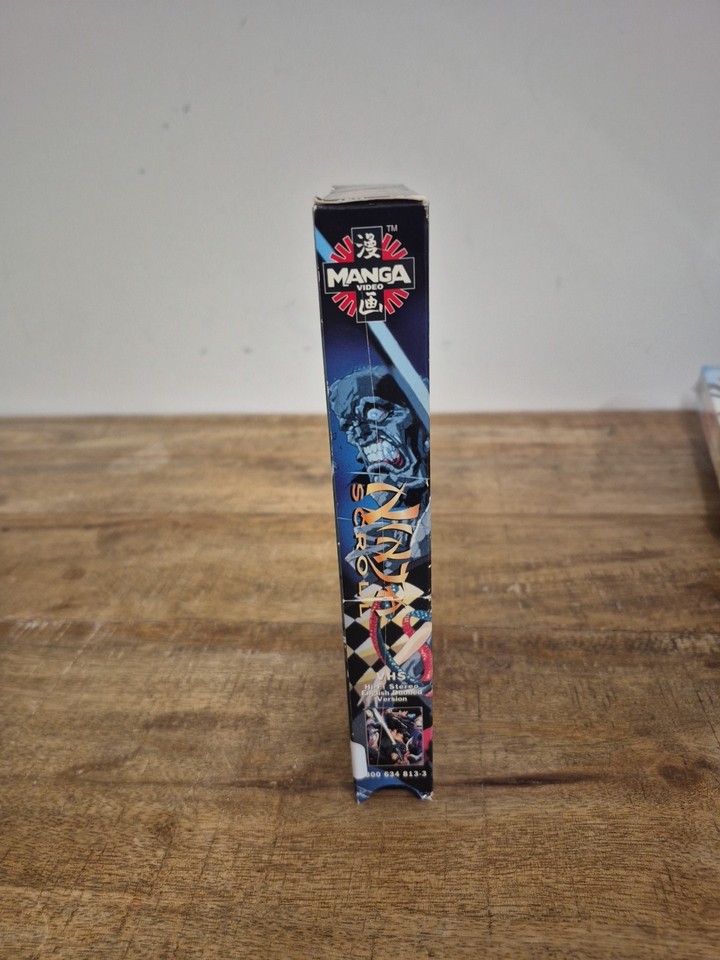 Ninja Scroll, VHS, 1995, Original Japanese English Dubbed, Classic ...