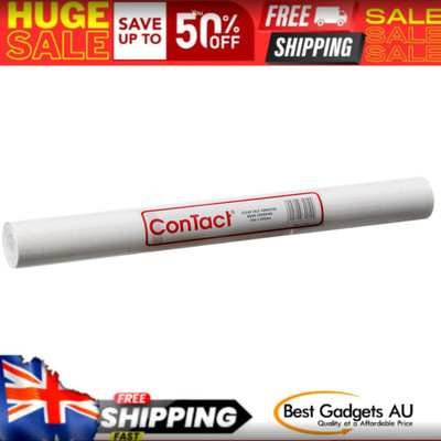 Contact 359110 Self-Adhesive Clear Book Covering Roll (10M X 450MM ...