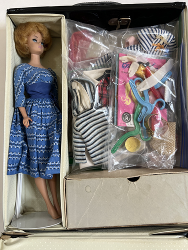 Vintage Barbie Case Blonde Bubble Cut Doll w/ Original Clothes 1960s ...