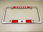 Car 4-hole Metal License Plate Frame - Canadian Flag | eBay