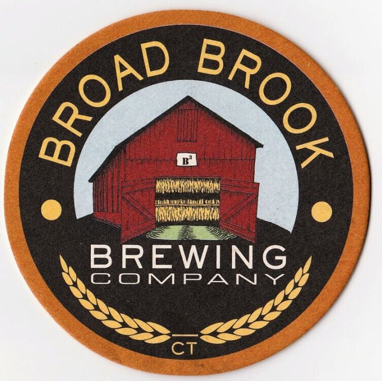 Broad Brook Brewing Beer Coaster Suffield CT | eBay