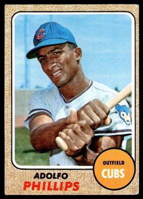 1968 Topps Adolfo Phillips Chicago Cubs #202 | eBay