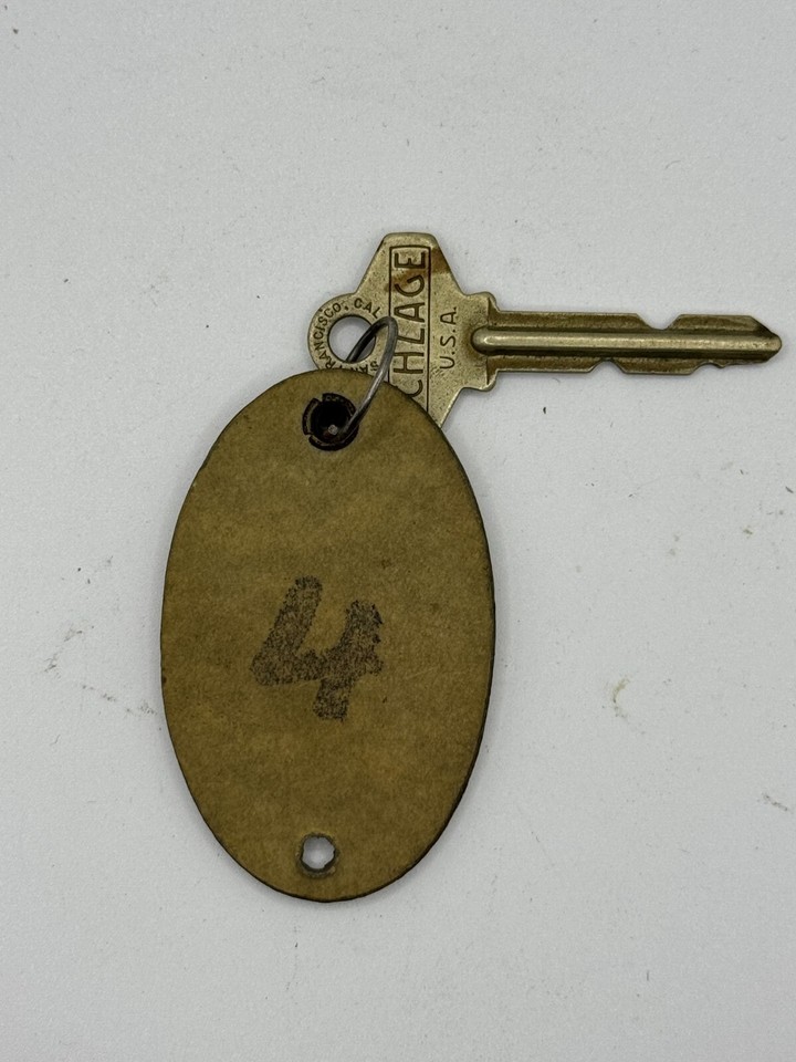 Vintage Hotel Motel Room Key Fobs & Keys California Washington ...