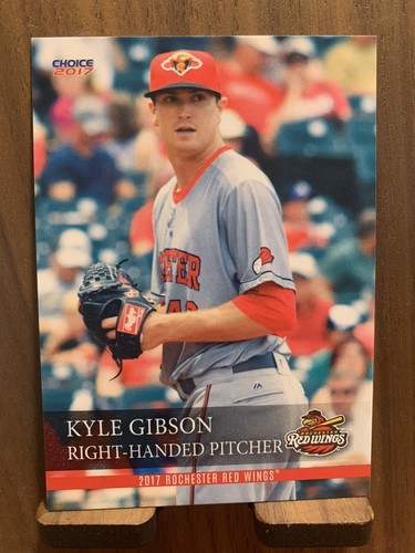 KYLE GIBSON 2017 CHOICE ROCHESTER RED WINGS #8 | eBay