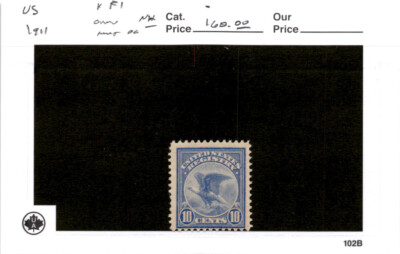 United States Postage Stamp, #F1 Mint NH, 1911 Registration Eagle (AB ...