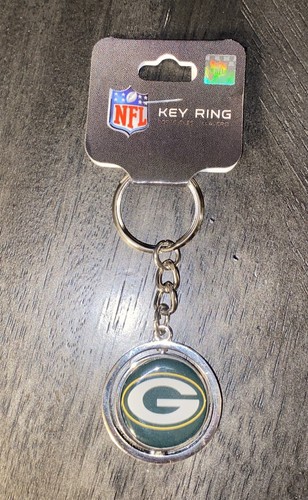NFL Football Keyring Green Bay Packers Spinner Helmet | eBay