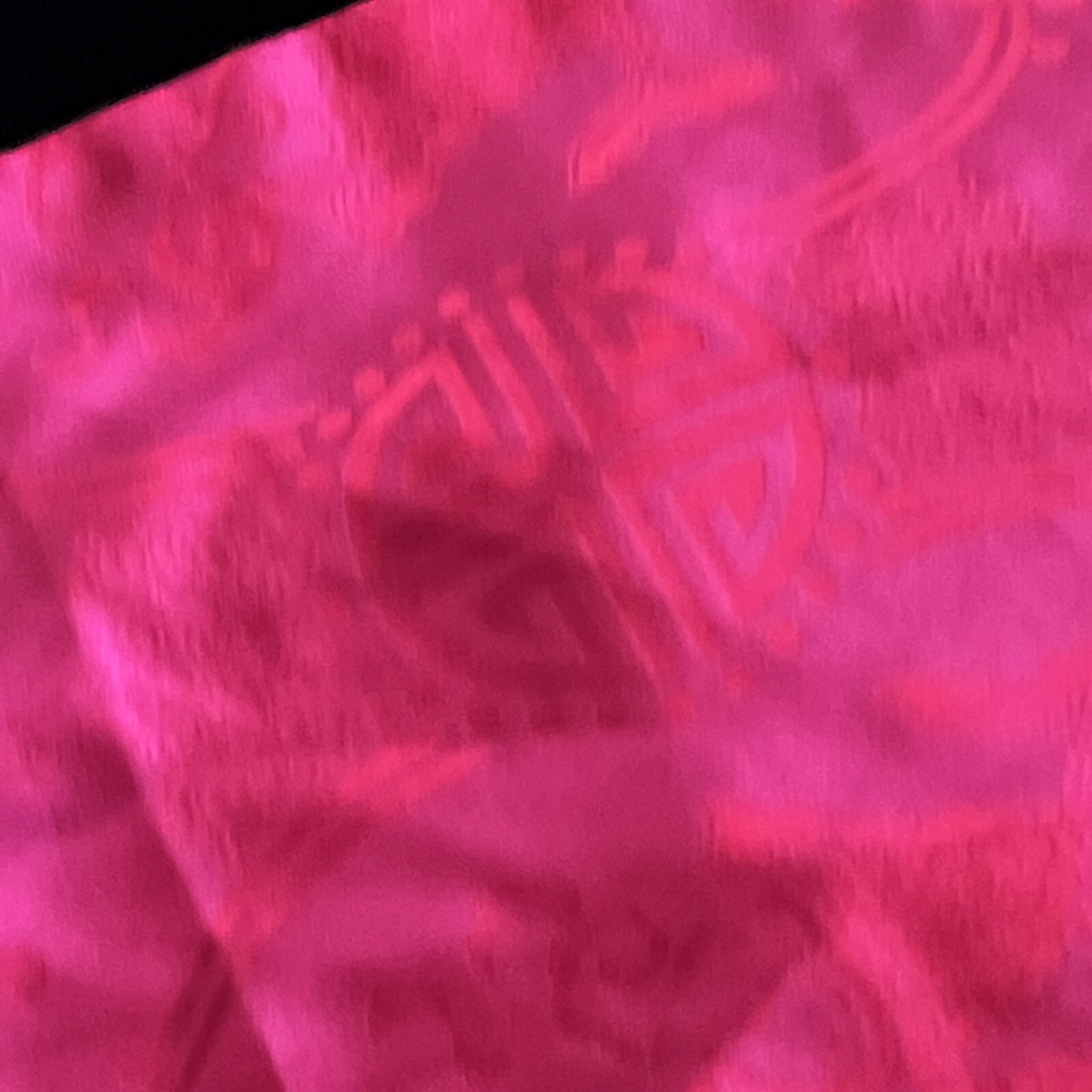 RuiFuXiang Rui Fu Xiang Embroidered Silk Pink Floral Design Red Silk ...