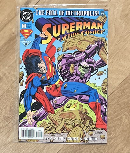 ACTION COMICS #701 (DC 1994) HIGH GRADE! Superman "Fall of Metropolis ...