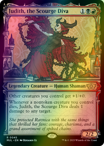 Judith, the Scourge Diva SHOWCASE FOIL, Multiverse Legends, MTG MUL NM ...