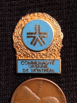 Montreal Police Communauté Urbaine De Montréal Police Lapel Pin | eBay
