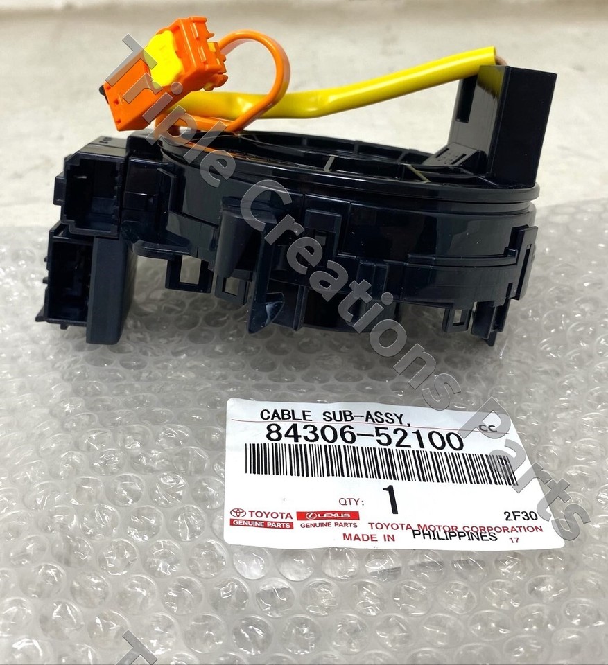 Toyota Genuine 8430652100 Cable Sub-Assy Spiral 84306-52100 OEM | eBay