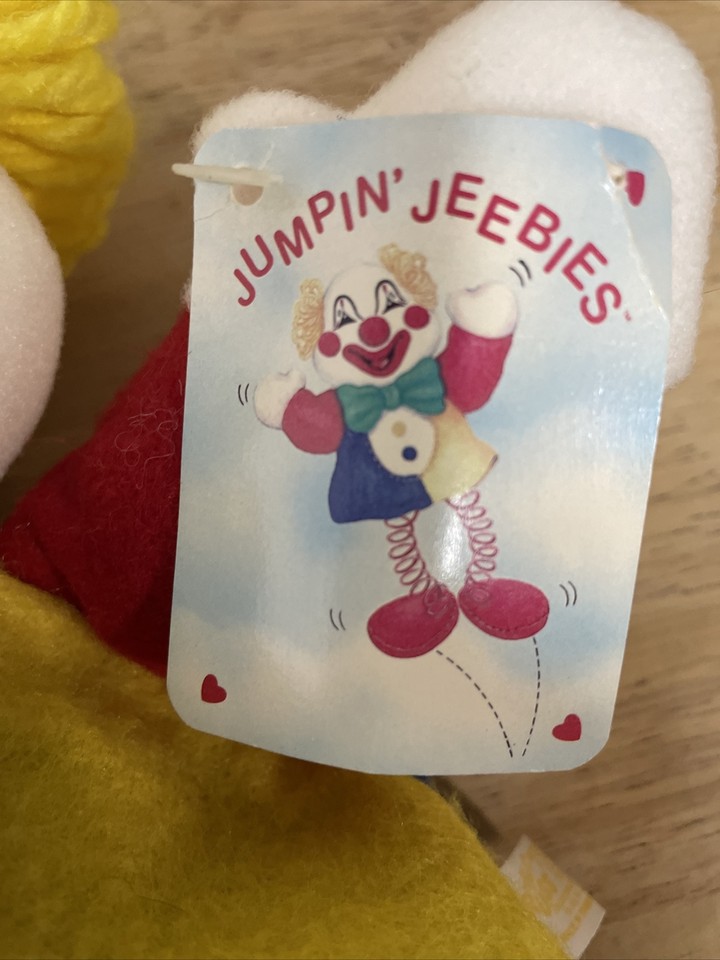 Vintage Russ Jumpin Jeebies Clown Plush On Springs with Tags 3344-Clown ...
