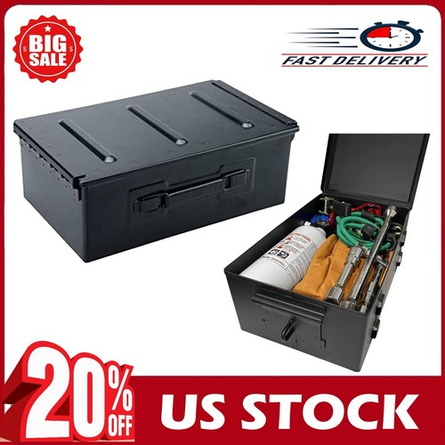 Heavy Duty Metal Ammo Can, Tactical Waterproof Lockable Ammo Crate ...