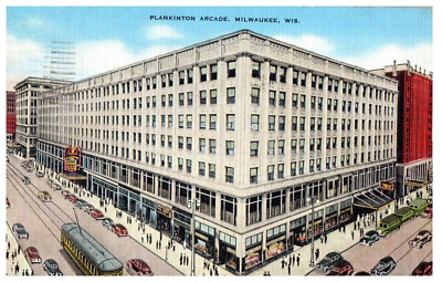 Plankinton Arcade Milwaukee Wisconsin Department Store Postcard Posted ...