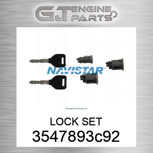 3547893C92 LOCK SET fits INTERNATIONAL TRUCK (New OEM) | eBay