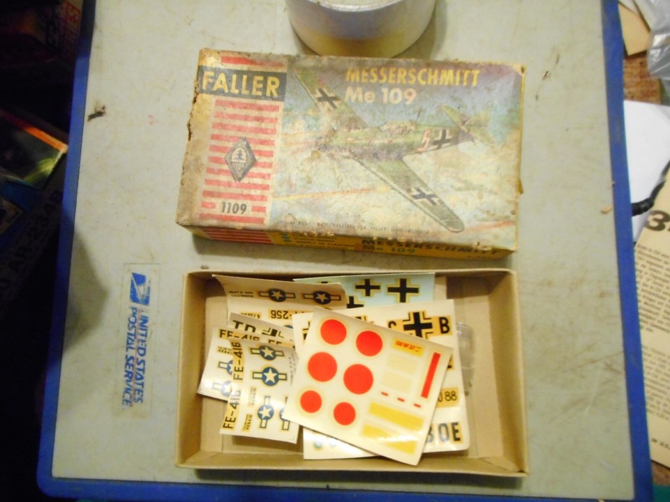 LOT 14 VINTAGE MODEL KIT&BOXES MI-79 TANK TRANPT KETTENKRAFTRAD PLANES ...