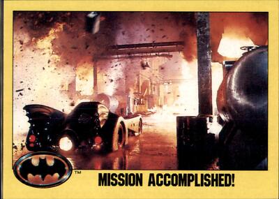 Mission Accomplished! #177 1989 Topps Batman Series 2 | eBay